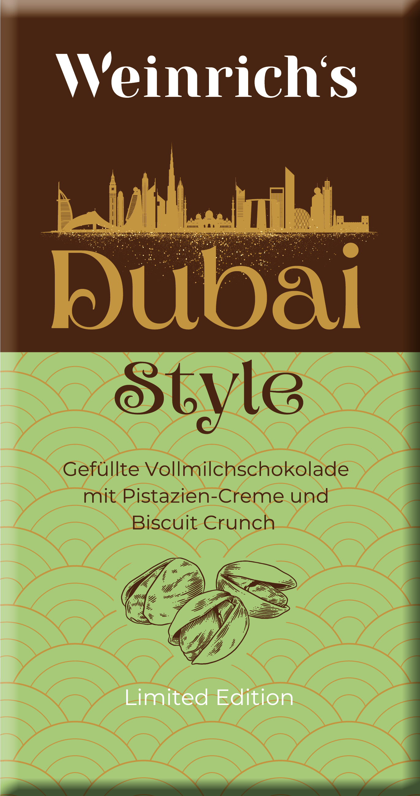 Weinrichs VM mit Pistazien- füllung 100g “Dubai Style” SG – Weinrich ...